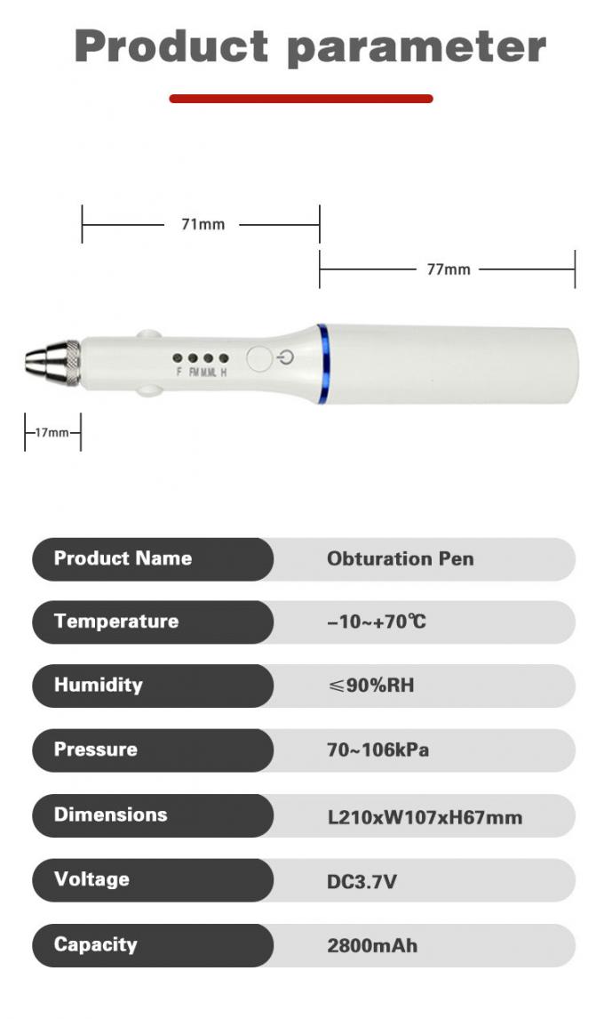 Dental Gutta Percha Obturation Systems Endodontics Pen OEM