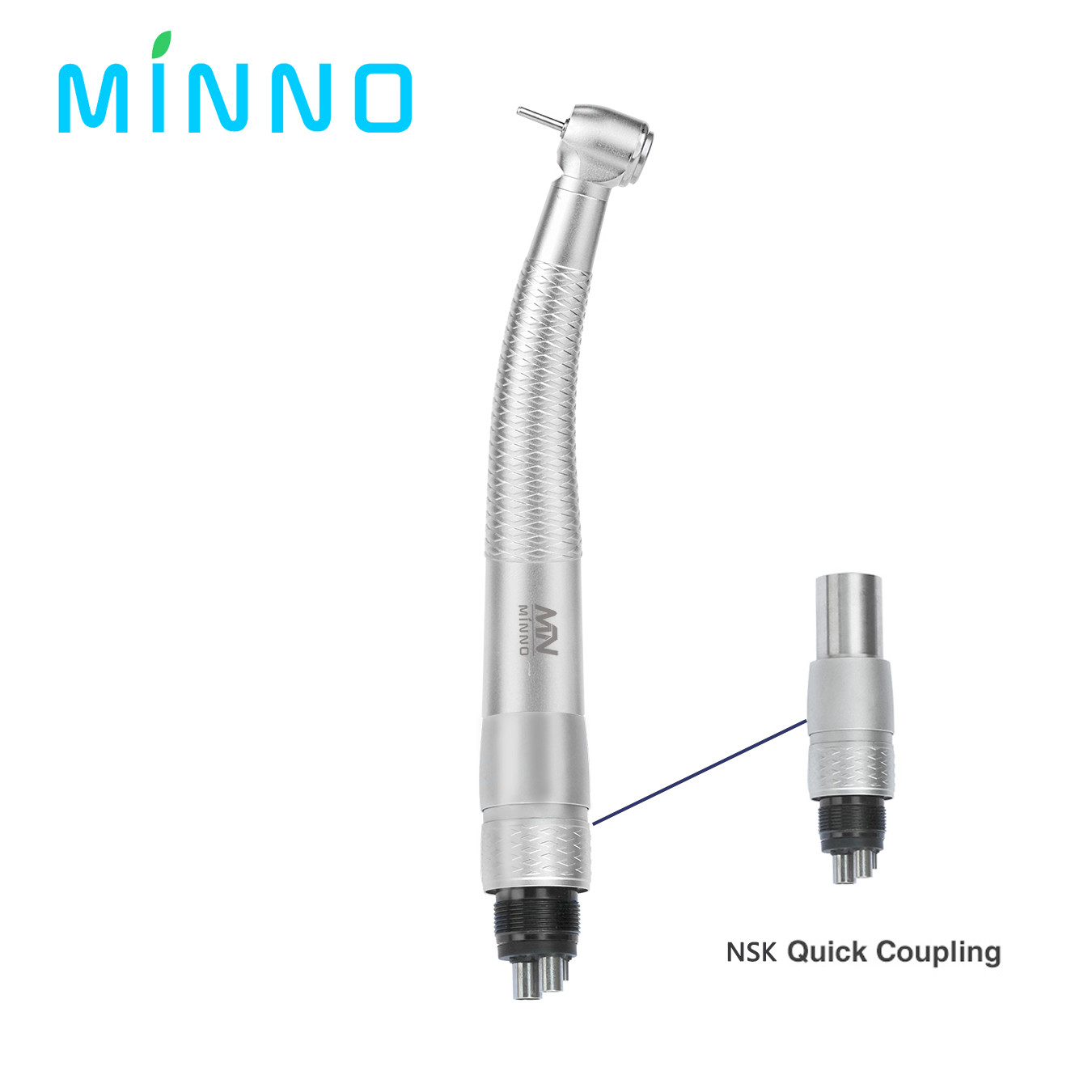 Quick Coupling Fiber Optic Handpiece 4 Air LED High Speed Handpiece