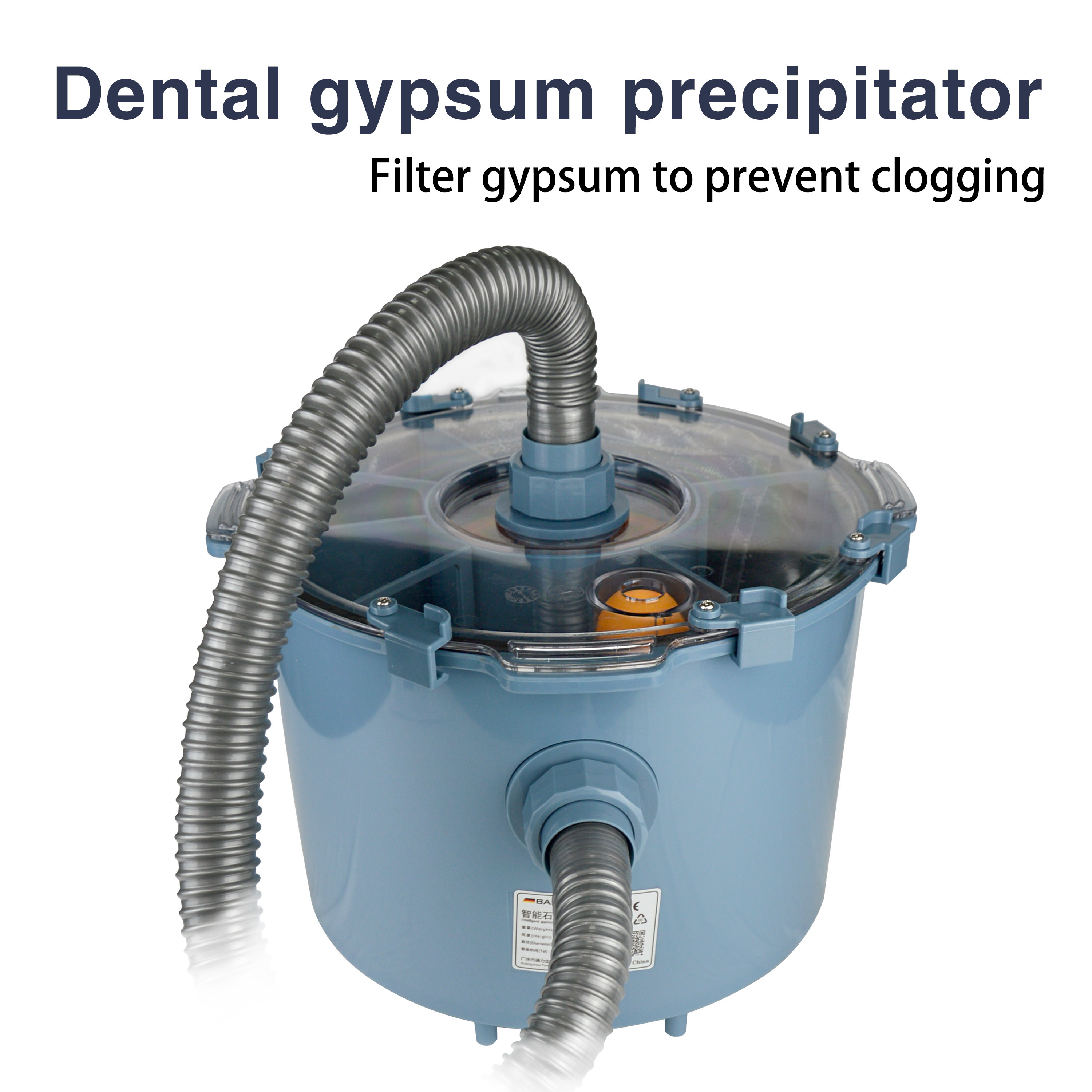 Dental gypsum precipitator Filter gypsum to prevent clogging Eight-fold ...